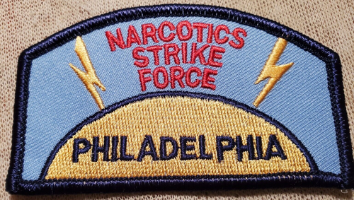 PA Philadelphia Pennsylvania Narcotics Strike Force Police Patch (3 ...