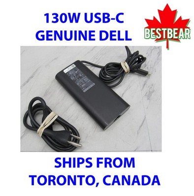 Genuine Dell 130W USB-C Charger OEM 7MP1P 07MP1P HA130PM170 Original ...