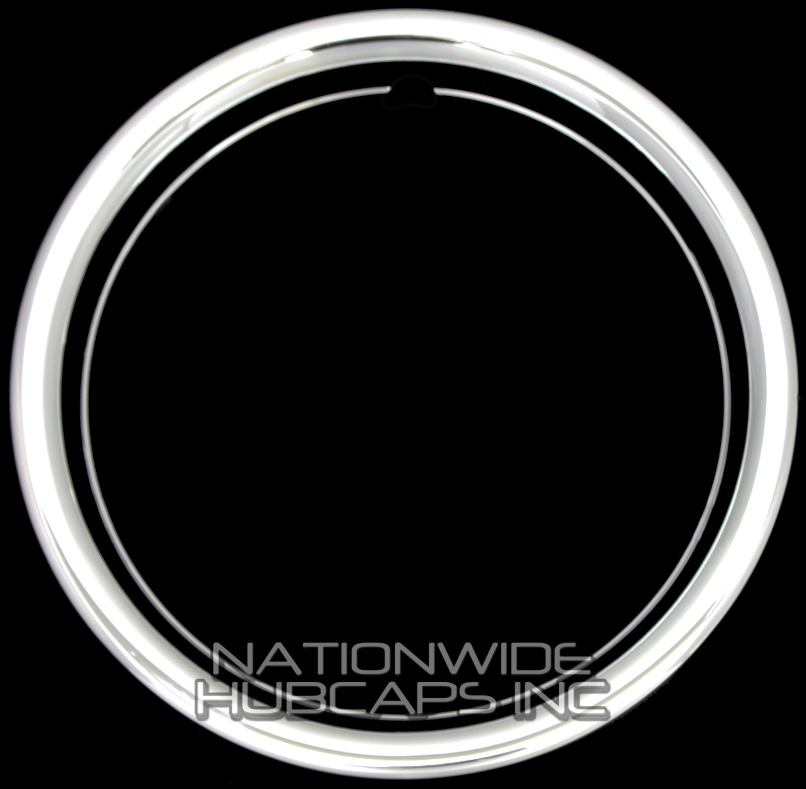 Set of 4 15" CHROME WHEEL TRIM RINGS Beauty Rims Ring Glamour Band for ...