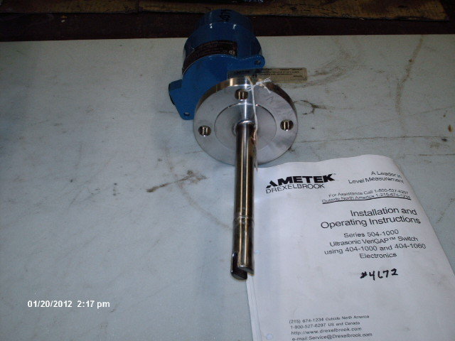 Ametek (Drexelbrook) Level Control & Sensor Model 404-1000 & 705-0001 ...