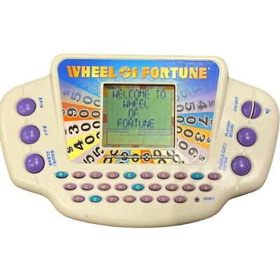 Hasbro WHEEL OF FORTUNE Electronic Handheld Video Game 2005 - Tested ...