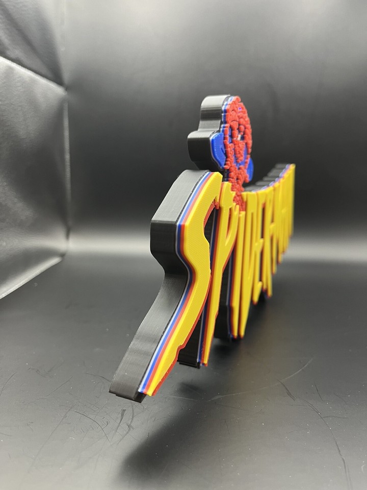 Spider-Man The Animated Series Logo Sign Display | 3D Wall Desk Shelf ...