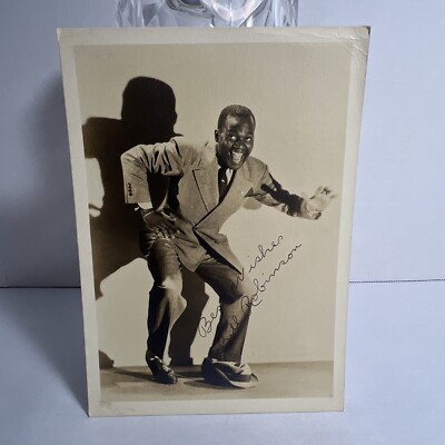 1936 BILL ROBINSON “Mr. Bojangles” Hollywood Famous Hat Tap Dance Photo ...