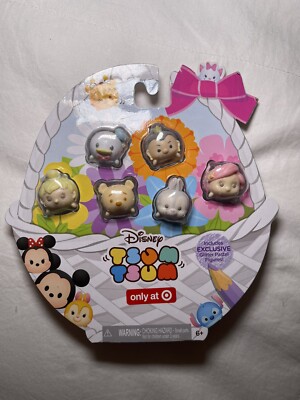 Disney Tsum Tsum TARGET EASTER EXCLUSIVE Glitter Pastel Figures, 6 ...