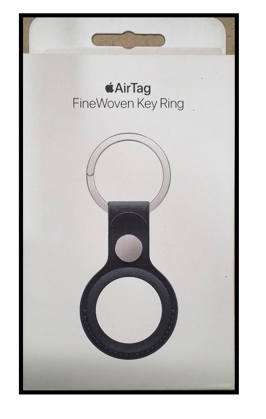 OEM Genuine Apple Finewoven Key Ring Holder For AirTag Air Tag Keychain ...