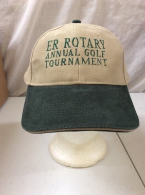 trucker hat baseball cap Vintage Hook And Loop ER ROTARY ANNUAL GOLF ...