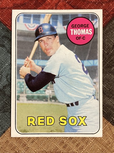 1969 Topps #521 George Thomas Red Sox NM/MT centered! | eBay