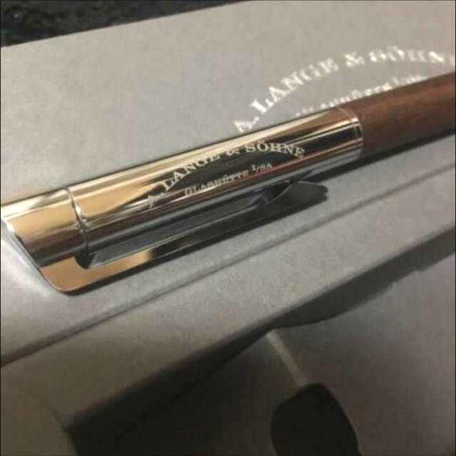 LANGE&SHONE Novelty Brown/Silver Cap type Ballpoint Pen(Blue ink) wz ...