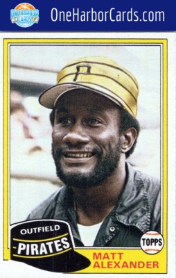 1981 Topps Pittsburgh Pirates #68 Matt Alexander | eBay