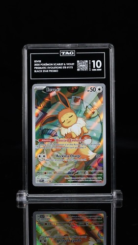 Pokemon 2025 Eevee 173 Full Art Black Star Promo Prismatic Evolutions ...