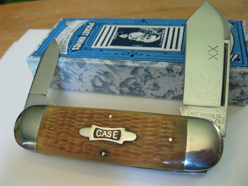 1994 Case Brothers "CASE CLASSIC" ELEPHANT TOE Pocket Knife 62050 Jig ...
