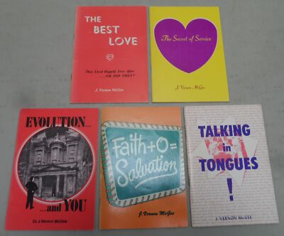 Lot of Five Gospel Booklet from J. Vernon McGee Thru the Bible Books | eBay