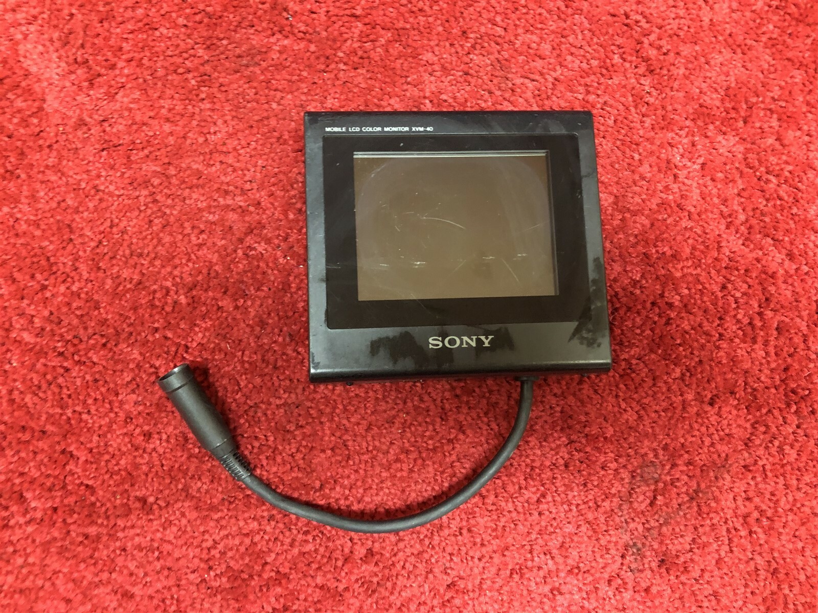 Sony XVM-40 Mobile LCD Color Monitor 12V | eBay