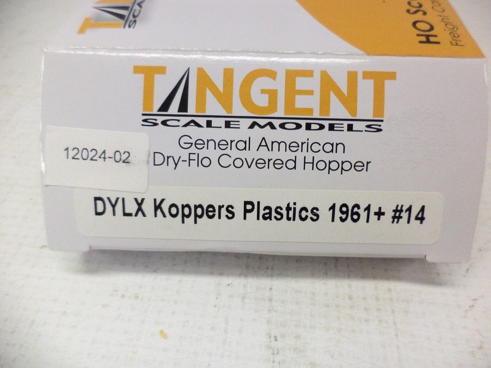 Tangent Ho Dry-Flo Covered Hopper, Koppers Plastics 14 | eBay
