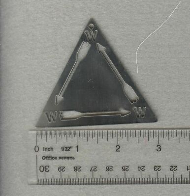 OA LODGE NOAC ORDER OF THE ARROW 3 INCH POLISHED VIGIL TRIANGLE PENDANT ...