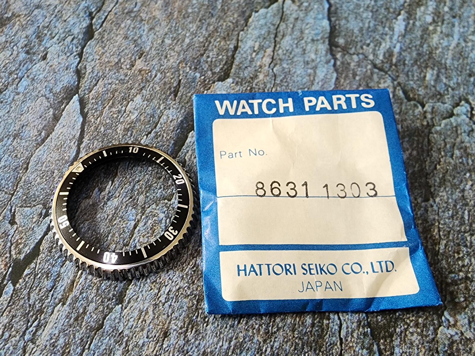 NOS ORIGINAL SEIKO BEZEL DIVER 8631 xxxx ASSORTED MODEL Drop down ...