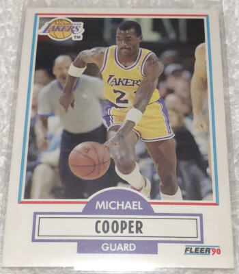 1990-91 Fleer Michael Cooper Los Angeles Lakers #90 | eBay