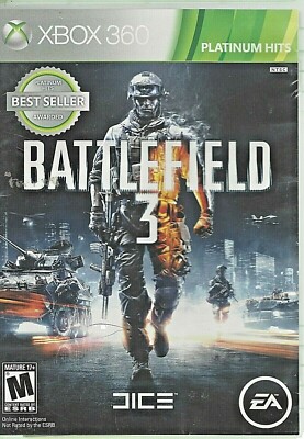 Battlefield 3 (Xbox 360 2013) Game Disc & Case. NO Instructions ...