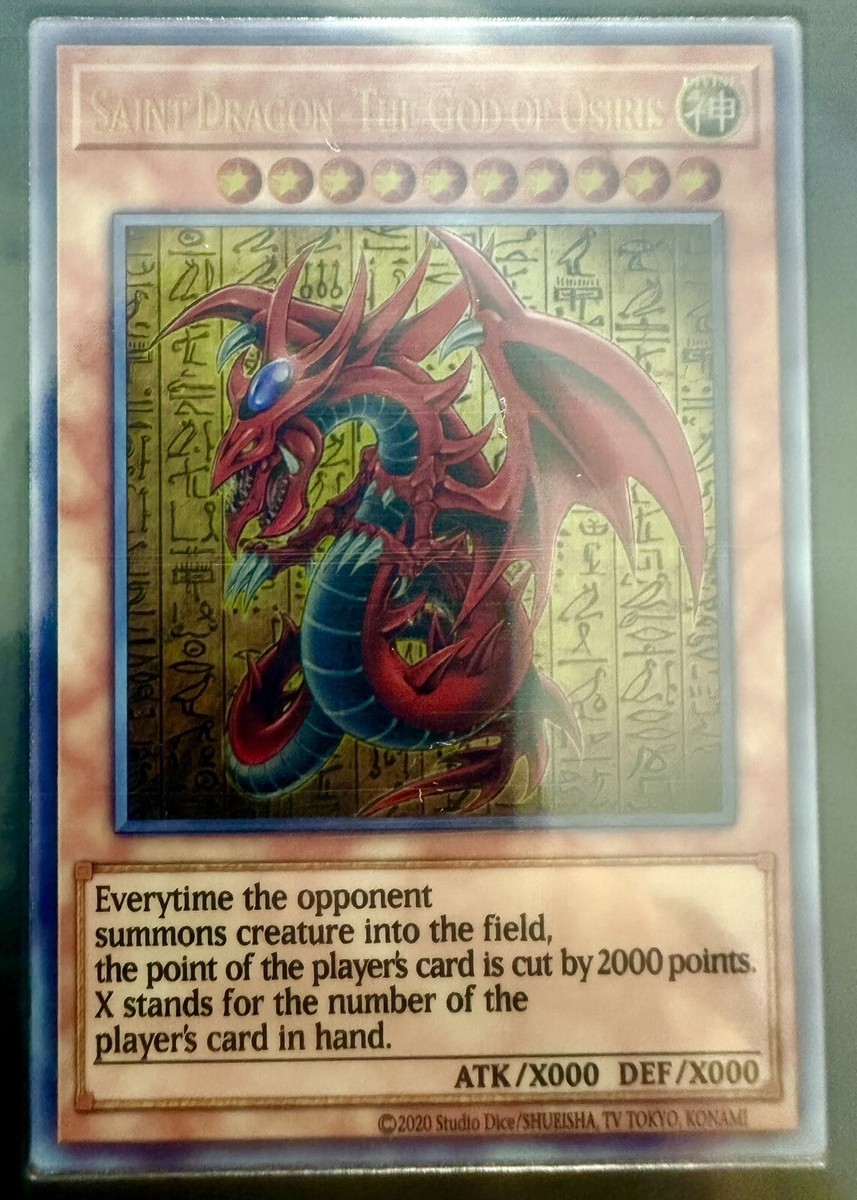 Osiris Egyptian God Card Egyptian God Cards [Wing Dragon Of Ra]