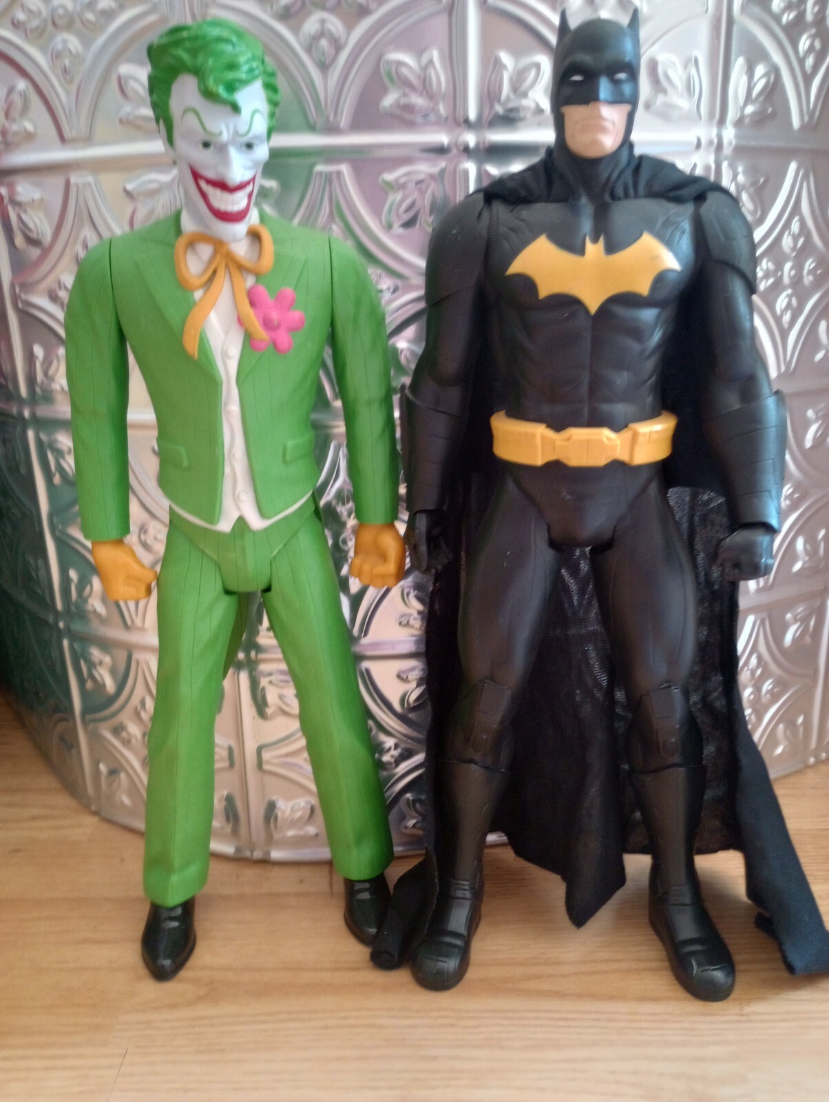 2014 DC Comics 20" Batman & Joker Doll/Figure Jakks Paci. Movable Arms ...