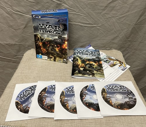 War on terror PC CD ROM 5 disc manual box set | eBay Australia