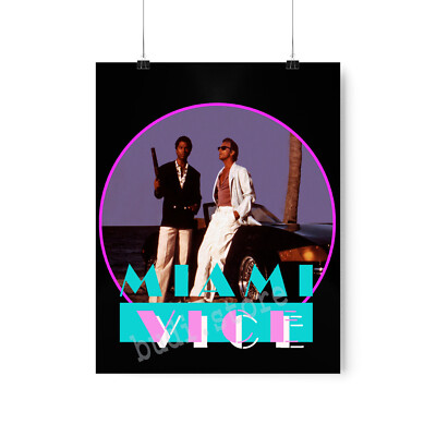 Miami Vice Retro Film Movie Logo Poster Size 16" x 20" | eBay