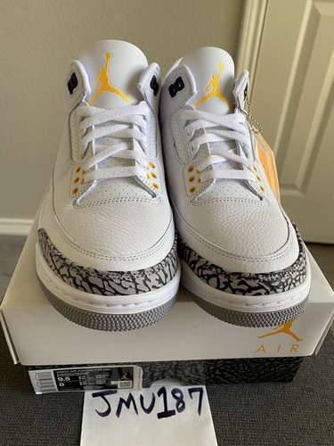 DS Nike Air JORDAN 3 Retro III Laser Orange sz8 Men supreme cond NEW OG ...