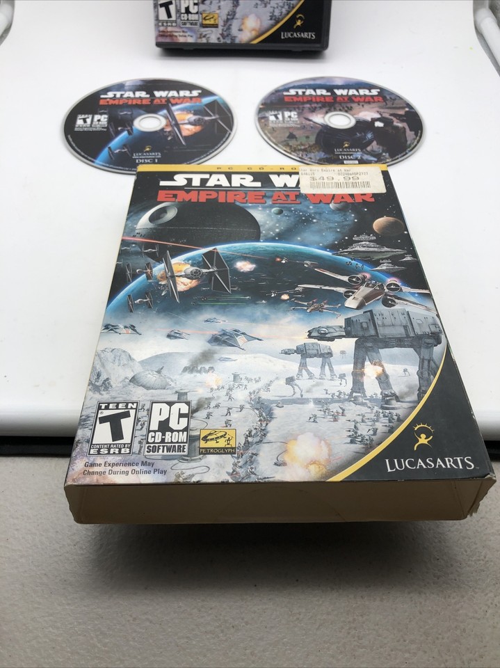 Star Wars: Empire at War (PC CD ROM, 2006) Windows 2000/XP Complete ...