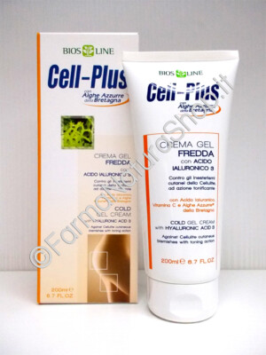 CELL PLUS CREMA GEL FREDDA ANTICELLULITE AZIONE TONIFICANTE 200 ml ...