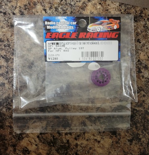 New Eagle Racing HPI R40 19T Purple Aluminum Lightweight Pully | eBay