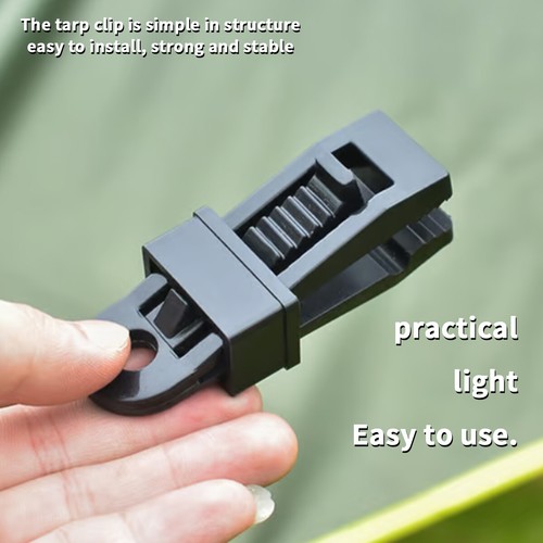 20pcs Awning Tarp Clips Set Reusable Buckle Tent Clamp Heavy Duty ...