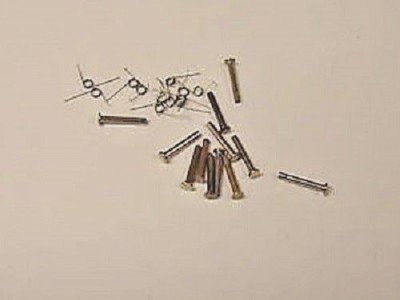 480-16 Lionel Knuckle Coupler Pins & Springs, Lionel, 12 sets, Black ...