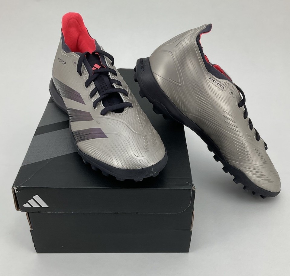 Men's Adidas Predator League TF Futbol Soccer Cleats Silver Black ...