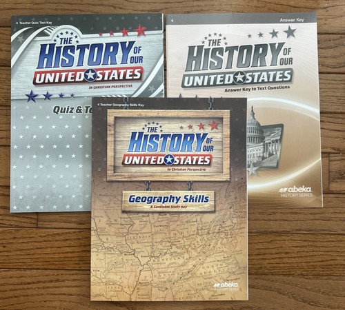Abeka The History Of Our United States Teacher Keys Set | eBay