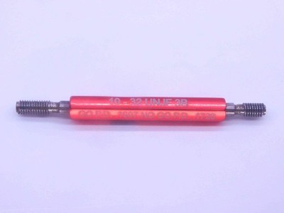 10 32 UNJF 3B THREAD PLUG GAGE #10 .190 .1900 GO NO GO P.D.'S = .1697 ...