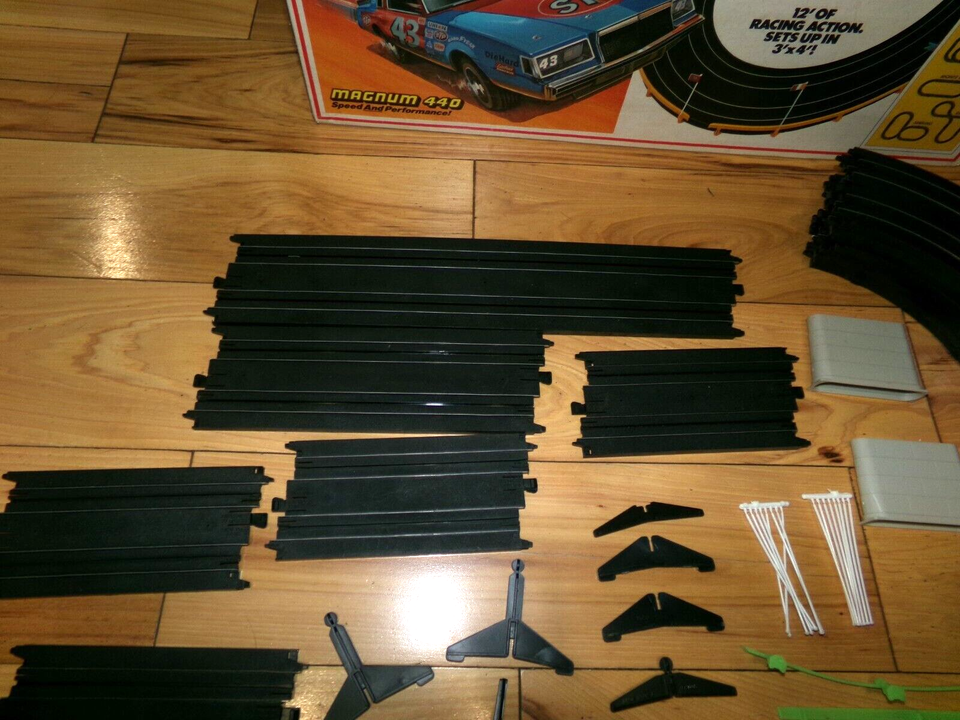 PARTS**** Vintage Tyco Magnum 440 Richard Petty Racing Slot Car Track ...