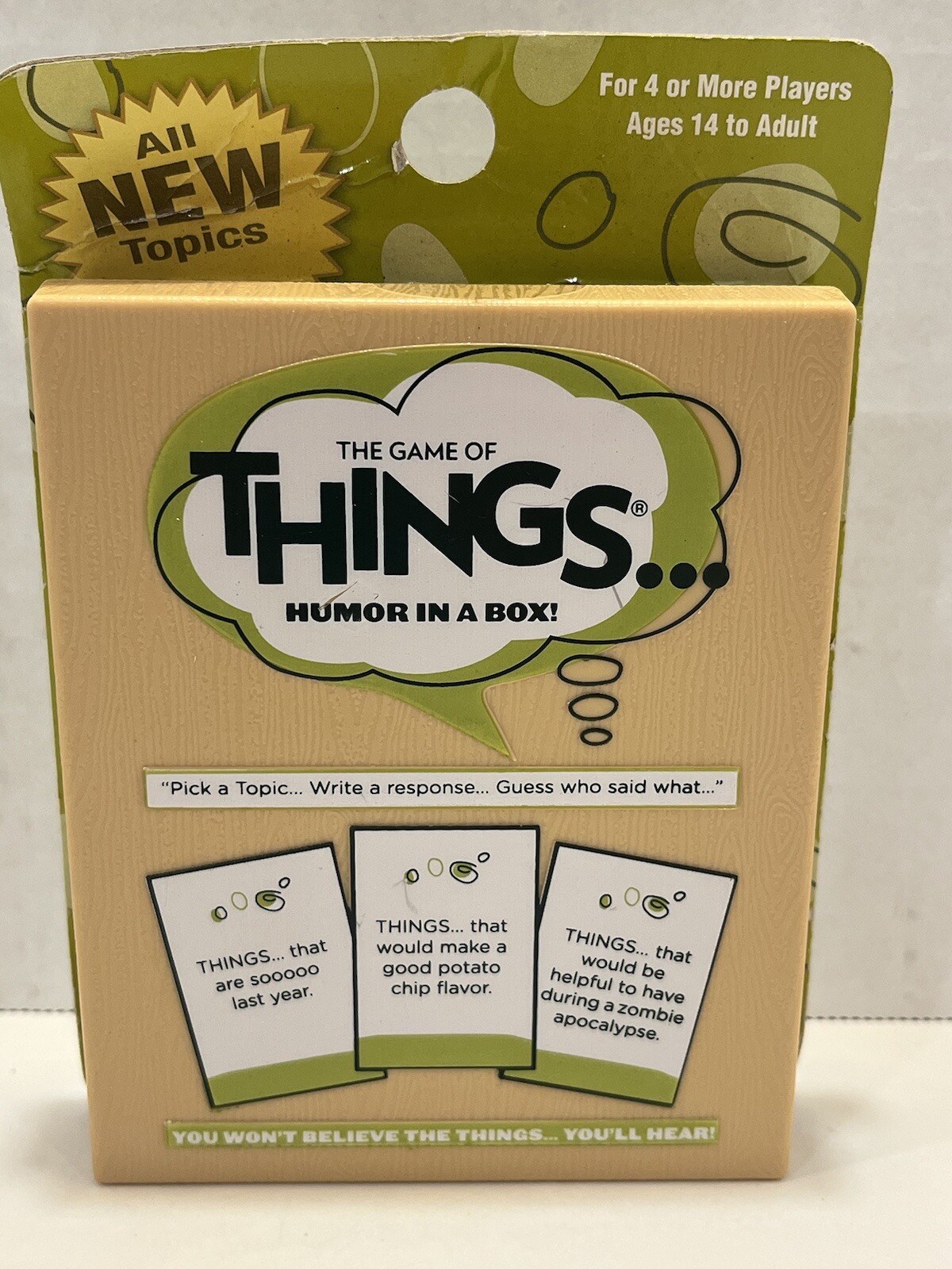 The Game of Things Humor in a Box Party Game by Play Monster Card | eBay
