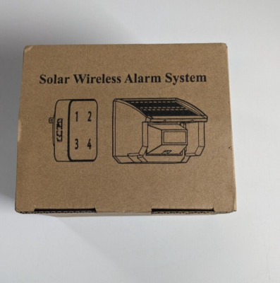 Solar Driveway Alarm System (HB-806A+HB-T704) 1 Receiver+1 Sensor(1/4 ...