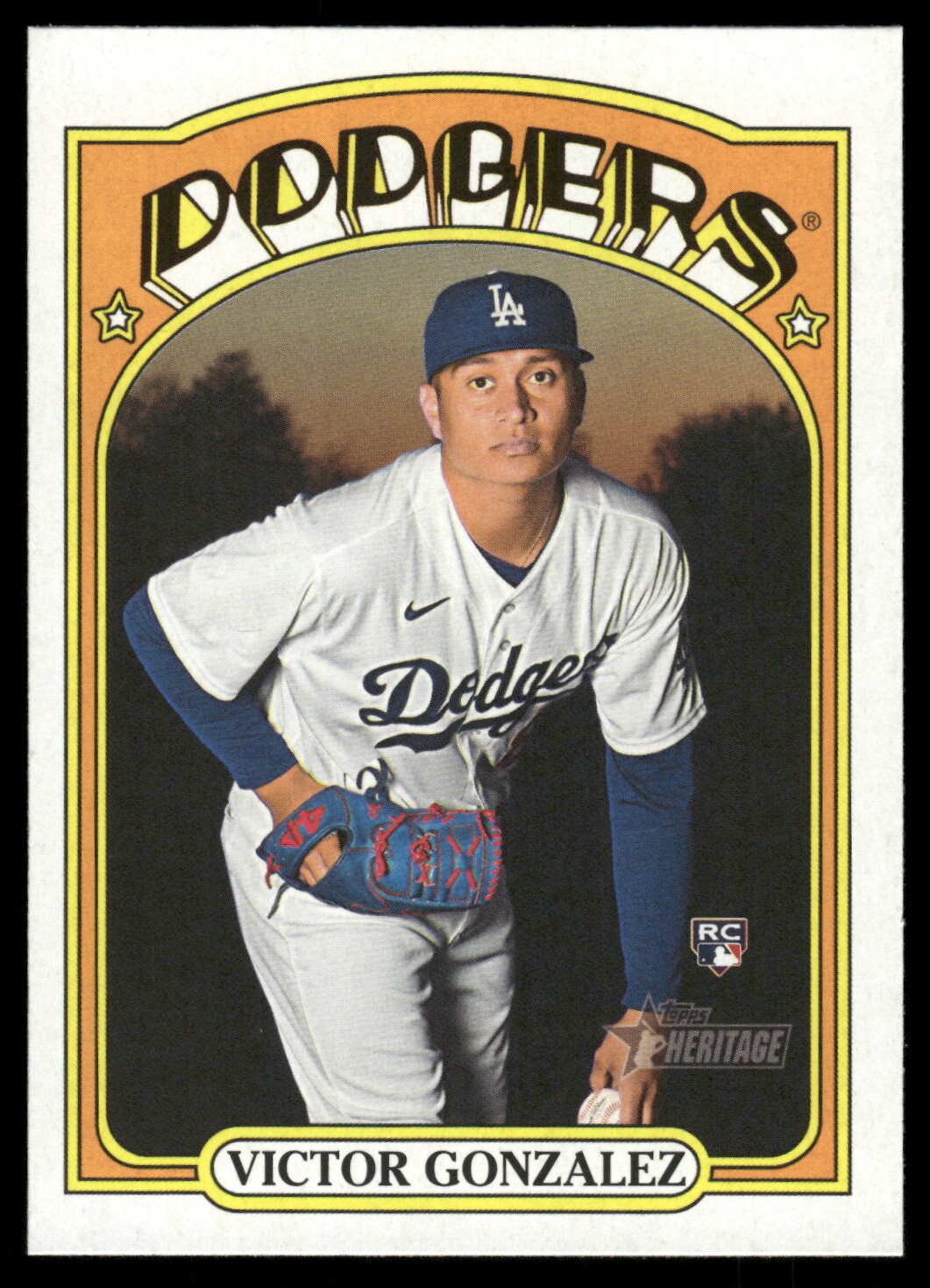 2021 Topps Heritage #577 Victor Gonzalez Rookie Card RC | eBay