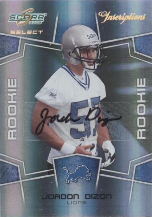 2008 Score Select - Rookie Jordon Dizon #366 Autograph Inscriptions ...