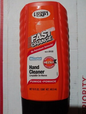 Fast Orange Hand Cleaner W/Pumice, Infused W/MicroGel Technology & No ...