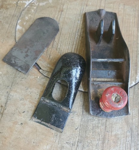 Pieces parts body knob blade for Union wood block plane w/ 1 U 6 cast ...
