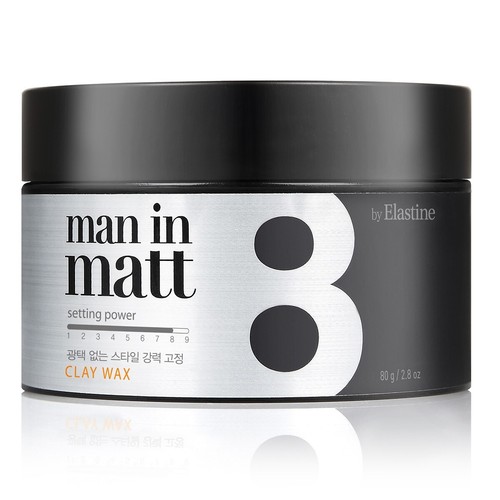 Short Dandy Cut, Elastine Man In Matt Hair Setting Power Clay Wax 80g x ...