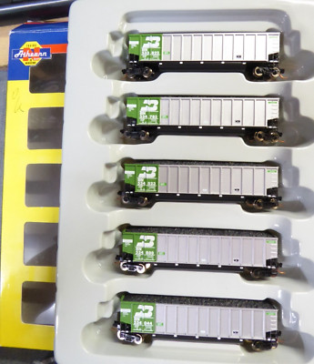 Athearn 10452 N Set 5 x BN BethGon Coalporter Burlington Northern ...