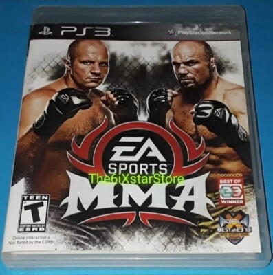 EA Sports MMA PS3 Game - 2010 Sony PlayStation 3 Fighting Sports Fedor ...