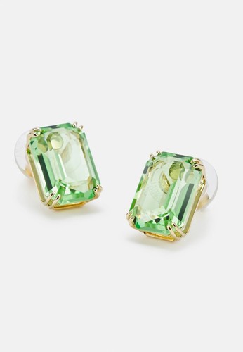 New in Gift Box SWAROVSKI Brand 5638489 Gold Green Millenia Stud ...
