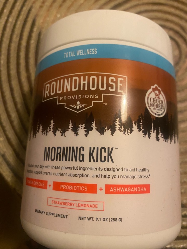 ROUNDHOUSE PROVISIONS MORNING KICK-DIGESTIVE POWDER-STRAWBERRY LEMONADE ...