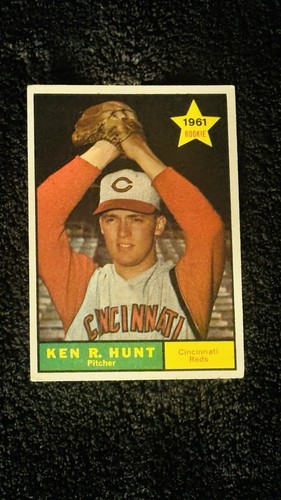 1961 Topps - High # Ken Hunt #556 (RC) - NM/M - Reds | eBay