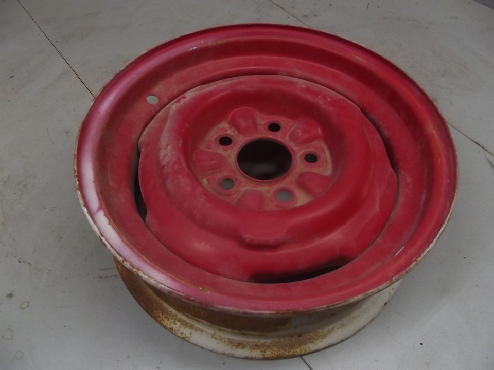 15" STEEL FORD WHEEL 15X5 5 ON 4.5 traler used rims rim wheel SEE ...