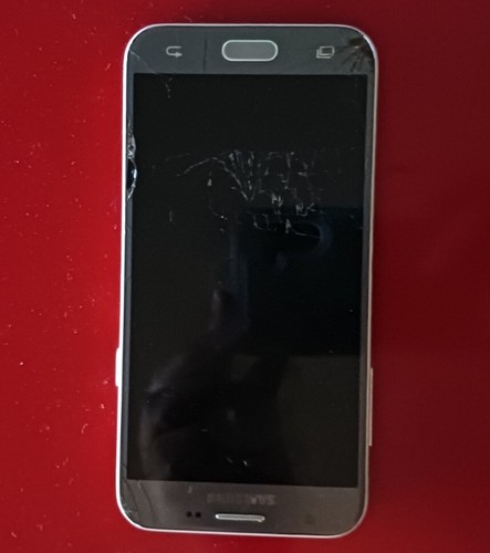 BROKEN FOR PARTS ONLY SPRINT SAMSUNG GALAXY SILVER SM-J327P | eBay